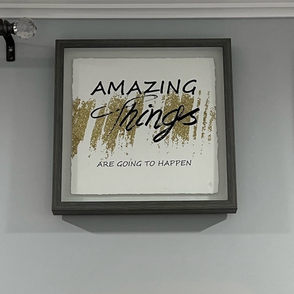 Accents | Amazing Things Sign | Poshmark